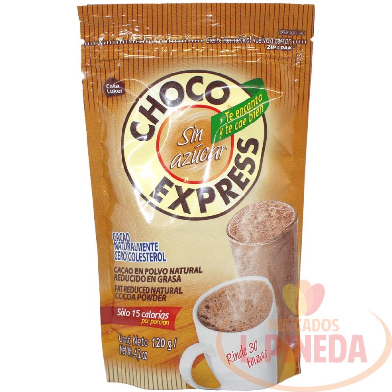 Chocolate Choco Express X 125 G Sin Azucar