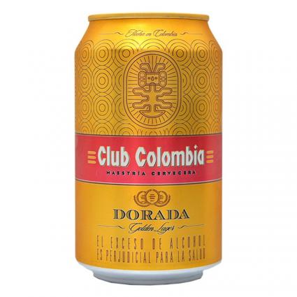 Cerveza Club Colombia X 330Ml Dorada Bote